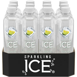 Sparkling Ice Lemon Lime Flavored Sparkling Water-17 fl oz.-12/Case MPN# FG00024 – Round Eye Supply