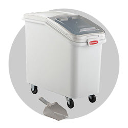 Commercial Ingredient Bins: Food Storage Bins on Wheels – Round Eye Supply