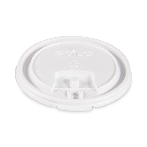 SOLO® Lift Back And Lock Tab Lids For Paper Cups, Fits 10 Oz Cups ...
