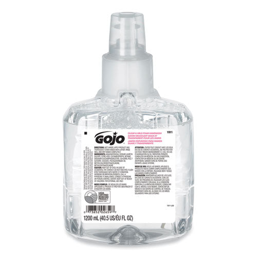 GOJO Clear And Mild Foam Handwash Refill For Gojo Ltx-12 Dispenser ...
