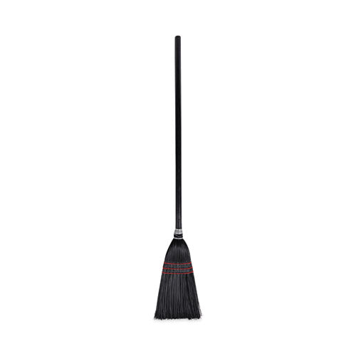 Boardwalk® Flag Tipped Poly Lobby Brooms, Flag Tipped Poly Bristles, 38 ...