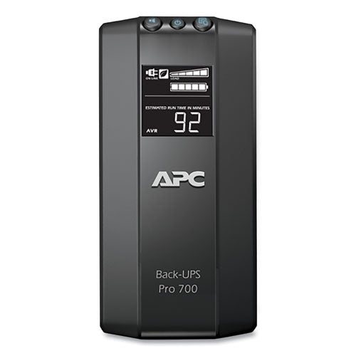 APC® Br700g Back-ups Pro 700 Battery Backup System, 6 Outlets, 700 Va ...