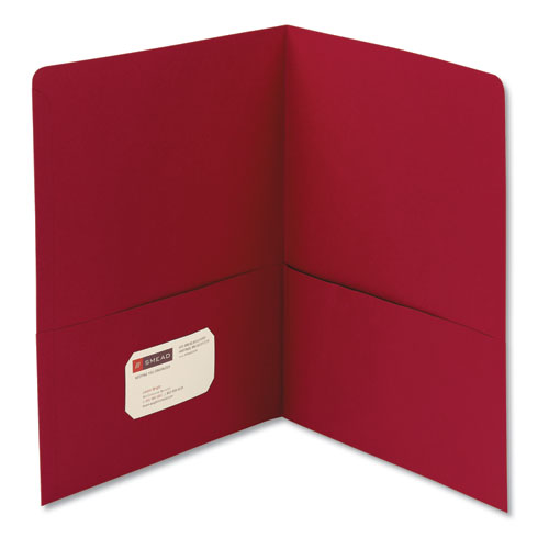 Smead™ Two-pocket Folder, Textured Paper, 100-sheet Capacity, 11 X 8.5 ...