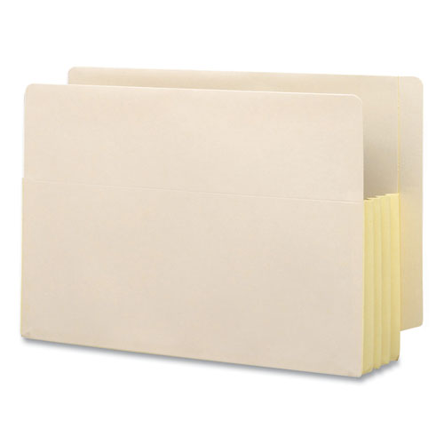 Smead™ Manila End Tab File Pockets With Tyvek-lined Gussets, 3.5 ...