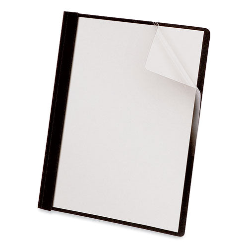 Universal® Clear Front Report Cover With Fasteners, Three-prong ...