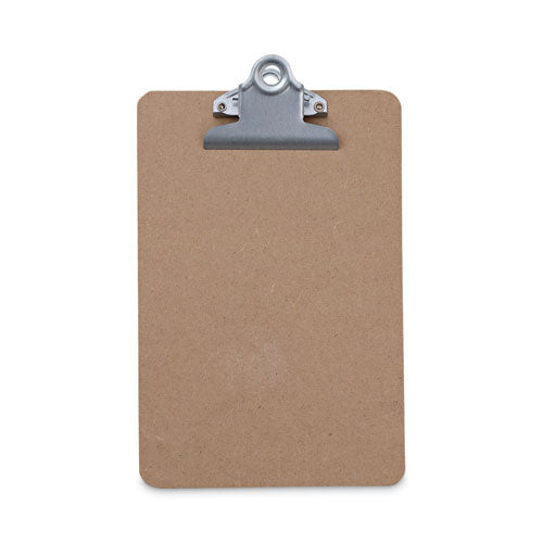 Universal® Hardboard Clipboard, 0.75" Clip Capacity, Holds 5 X 8 Sheets ...