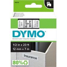 DYMO® D1 High-performance Polyester Removable Label Tape, 0.5" X 23 Ft ...