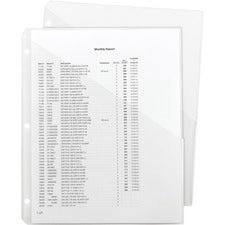 Smead™ Organized Up Poly Slash Jackets, 2-sections, Letter Size, Clear ...