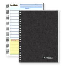 Cambridge® Wirebound Guided Quicknotes Notebook, 1-subject, List ...