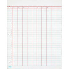 TOPS™ Data Pad With Numbered Column Headings, Data/lab-record Format ...