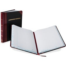 Boorum & Pease® Laboratory Notebook, Data/lab-record Format, Black/red ...