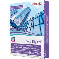 xerox™ Bold Digital Printing Paper, 100 Bright, 28 Lb Bond Weight, 8.5 ...