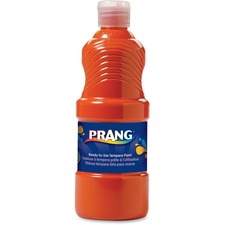 Prang® Ready-to-use Tempera Paint, Orange, 16 Oz Dispenser-cap Bottle ...
