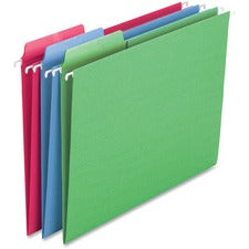 Smead™ Erasable Folders, Letter Size, 1/3-cut Tabs, Assorted Colors, 18 ...