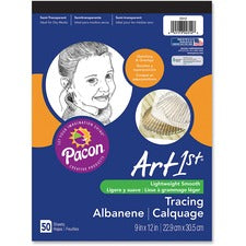 Pacon® Art1st Parchment Tracing Paper, 16 Lb, 9 X 12, White, 50/pack ...