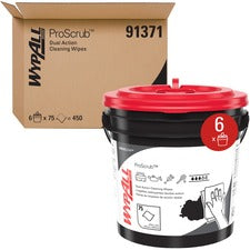 Wypall Wypall Power Clean ProScrub Pre-Saturated Wipes - Wipe - Orange ...