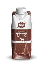 Yay! 1% Lowfat Chocolate Milk-8 oz.-24/Case | Revelry – Round Eye Supply