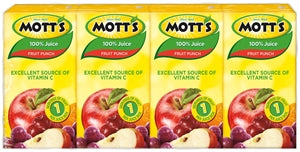 Mott's Mini 100% Juice Fruit Punch-16.92 fl oz.s-11/Case MPN# 10002384 ...