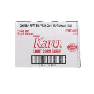 Karo Light Corn Syrup-16 fl oz.s-12/Case MPN# 2001482 – Round Eye Supply