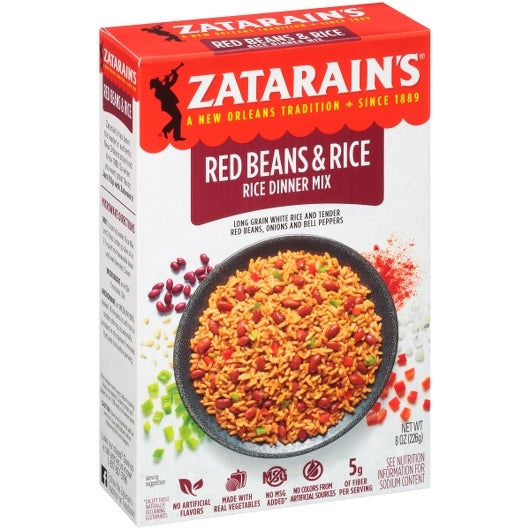 Zatarains Rice With Red Beans-8 oz.-12/Case MPN# Z09849 – Round Eye Supply