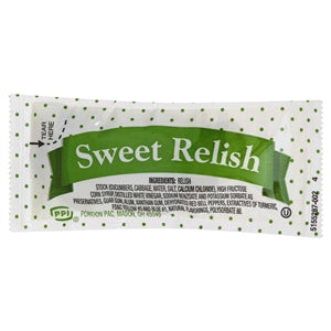 Portion Pac Sweet Relish Single Serve Packet-3.96 lb.-1/Case MPN ...