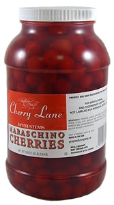 Cherry Lane Maraschino Cherry With Stem-1 Gallon-4/Case MPN ...