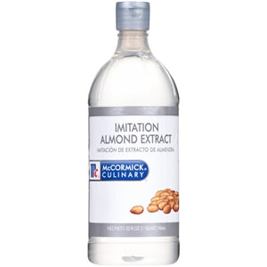 Mccormick Almond Extract-1 Quart-6/Case MPN# 900023555 – Round Eye Supply