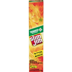 Slim Jim Giant Tabasco Snack Sticks-0.97 oz.-24/Box-6/Case MPN ...