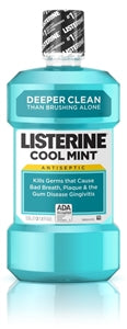 Listerine Antiseptic Cool Mint Mouthwash-1 Liter-6/Case MPN# 5242735 ...