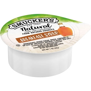 Smucker's Natural Breakfast Syrup Cup Single Serve-1 oz.-100/Case MPN ...