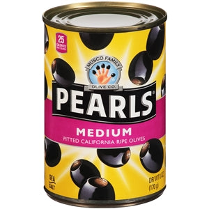 Pearls Medium Pitted Olives Canned-6 oz.-12/Case MPN# 4412315 – Round ...