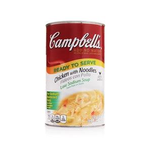 Campbell's Classic Low Sodium Chicken Noodle Shelf Stable Soup-50 oz ...