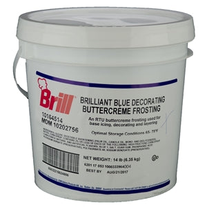 Brill Blue Decorating Icing-14 lb. MPN# 10202756 – Round Eye Supply