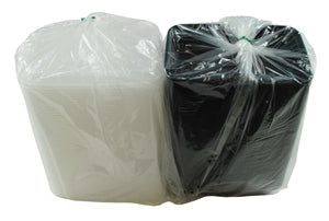 Cubeware 16 oz. Rectangular Container Black Base With Clear Lid-150 Set ...