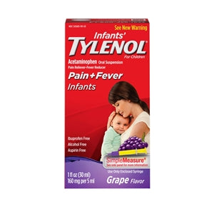 Tylenol Infants/Bebe Infant Drop Grape 36/1 Fl Oz. MPN# 3012230 – Round ...