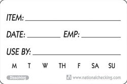 Ncco Dateit National Checking Company Dateit Shelf Life Dissolving ...