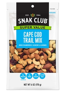 Snak Club Century Snacks Cape Cod Trail Mix-3.5 oz.-6/Case MPN# 1741437 ...