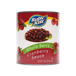 Ruby Kist Whole Berry Cranberry Sauce-117 fl oz.-6/Case MPN# 0200610RK ...