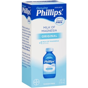 Phillips Milk Of Magnesia Original-4 fl oz.s-6/Box-4/Case MPN# 80803486 ...