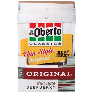 Oberto Classic Thin Style Original Beef Jerky 64/1.2 Oz. MPN# 3356 ...