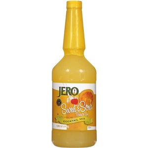 Jero Sweet & Sour Ready To Use Cocktail Mixer-33.8 oz.-12/Case ...