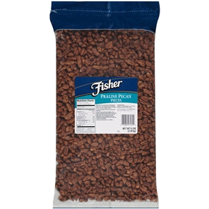 Fisher Praline Pecan Pieces-5 lb.-1/Case MPN# 70557 – Round Eye Supply