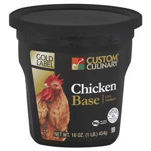 Gold Label No Msg Added Low Sodium Chicken Base Paste-1 lb.-6/Case MPN ...