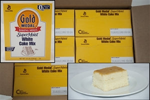 Gold Medal Gold Medal Baking Mixes Supermoist White Cake Mix 6/4.5 Lb ...