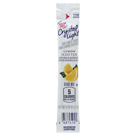 Crystal Light On The Go Iced Tea Beverage Mix-0.08 oz.-30/Box-4/Case ...