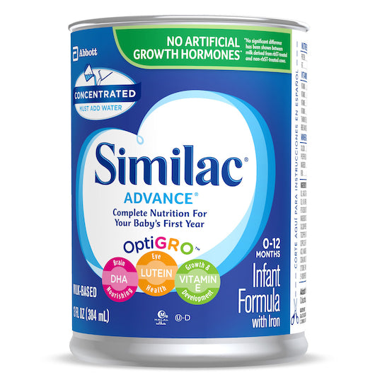 Similac Advance Non-Gmo Milk-Based Liquid Concentrate Infant Formula ...