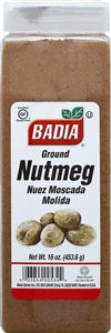 Badia Ground Nutmeg-16 oz.-6/Case MPN# 00033844905347 – Round Eye Supply