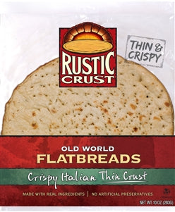 Rustic Crust Crispy Italian Thin Pizza Crust-1 Each-8/Case MPN# 1203 ...