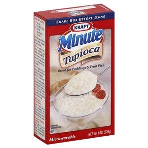 Minute Tapioca Instant Pudding Mix-8 oz.-12/Case MPN# 00043000228012 ...