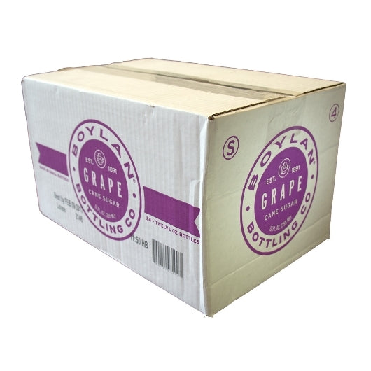 Boylan Bottling Grape 6/4 Pack-12 fl oz.s-4/Box-6/Case MPN ...